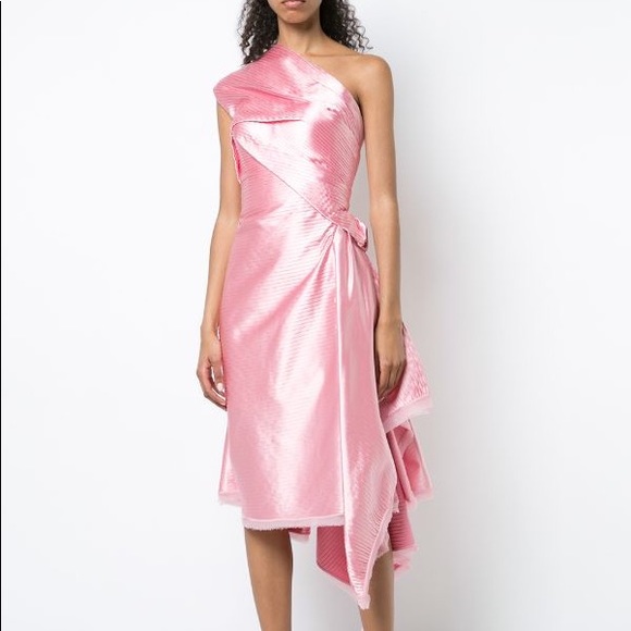 Dresses | Rubin Singer Pink Asymmetrical Dress | Poshmark